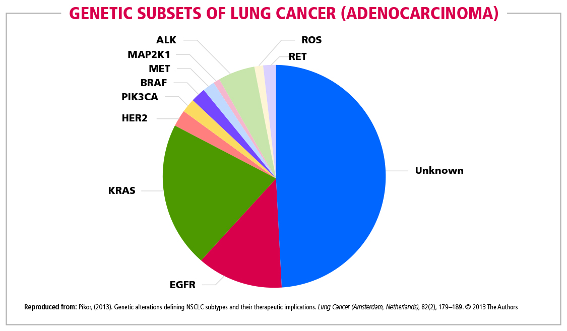 Figure 11. Genetic subsets of lung cancer (adenocarcinoma) | American ...